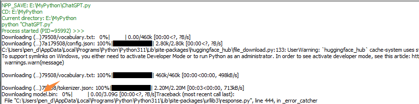 Where to put the model.bin and related files if I don't wanna them into C: disk? · Issue #196 ...