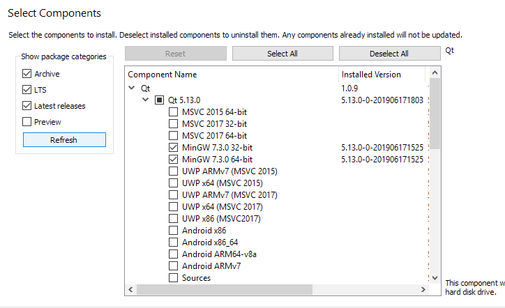 Installation problem on win10 · Issue #913 · therecipe/qt · GitHub
