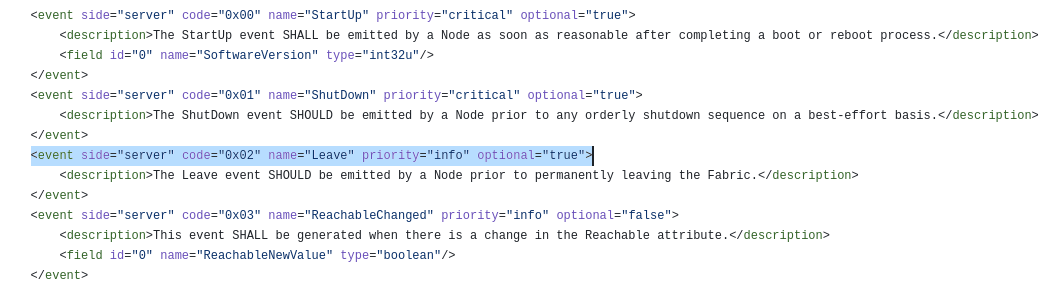 [1.3] Bridged Device Basic Information Cluster XML has to be updated as per spec · Issue #30300 ...