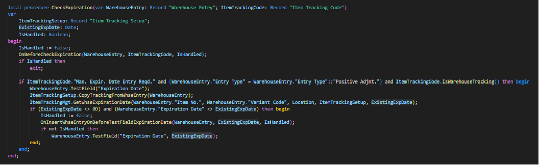 [Event Request] Codeunit 7301 Whse. Jnl.-Register Line - Procedure InsertWhseEntry ...