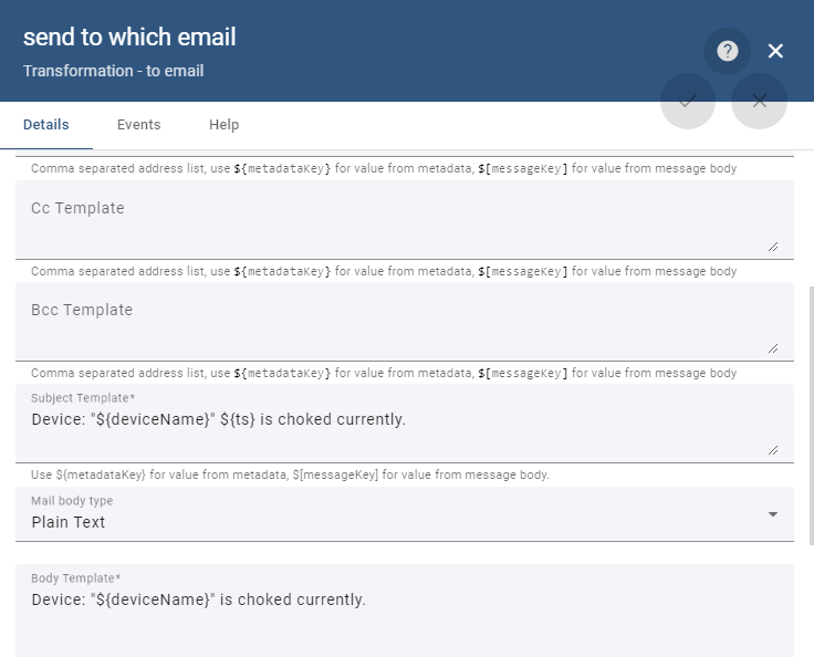 [Question] How is it possible to send a time and date on my rulechain when sending email ...