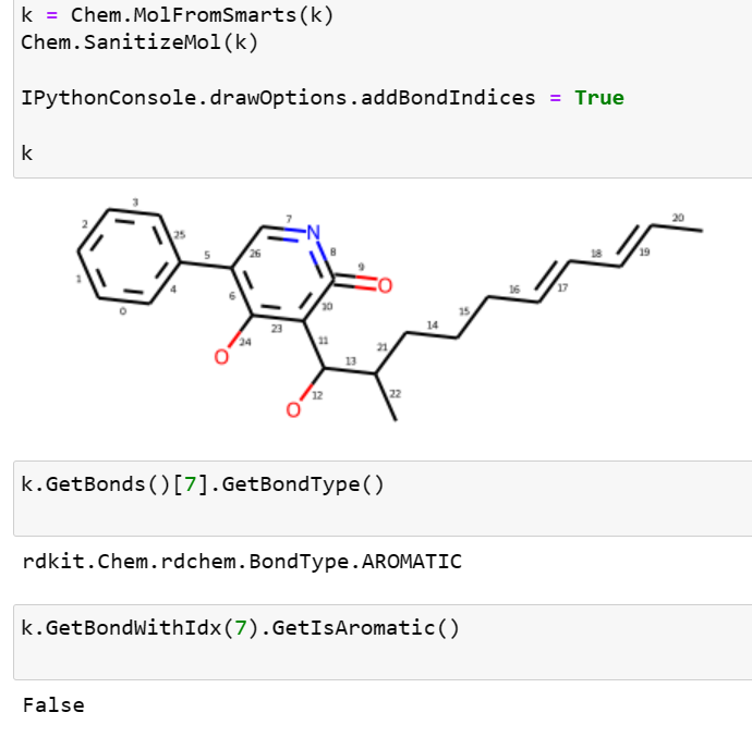 GetBondType() & GetIsAromatic() · Issue #13 · greglandrum/rdkit_blog · GitHub