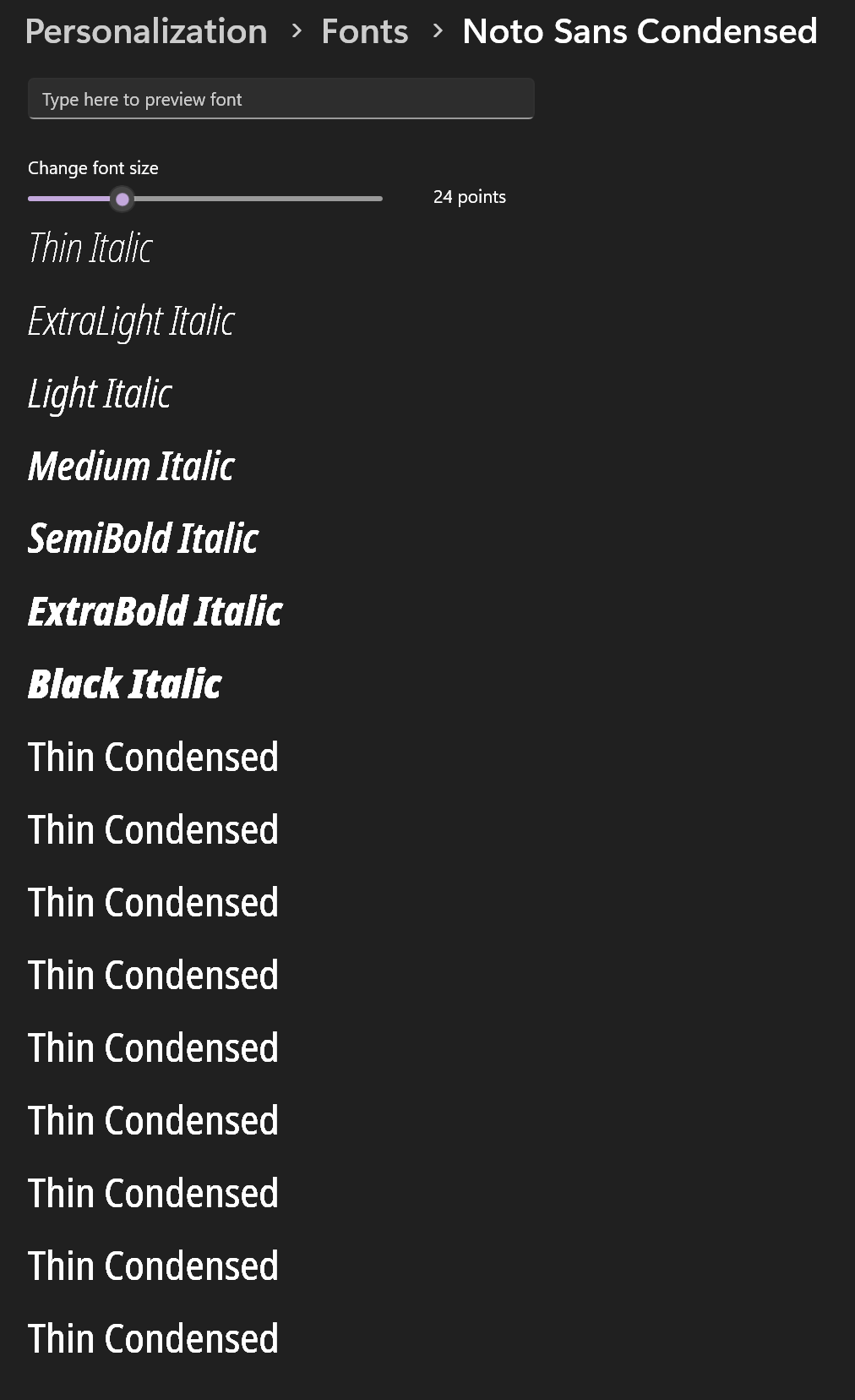 NotoSans-Regular and NotoSerif-Regular (hinted) appear as italics on Windows 10 · Issue #12 ...