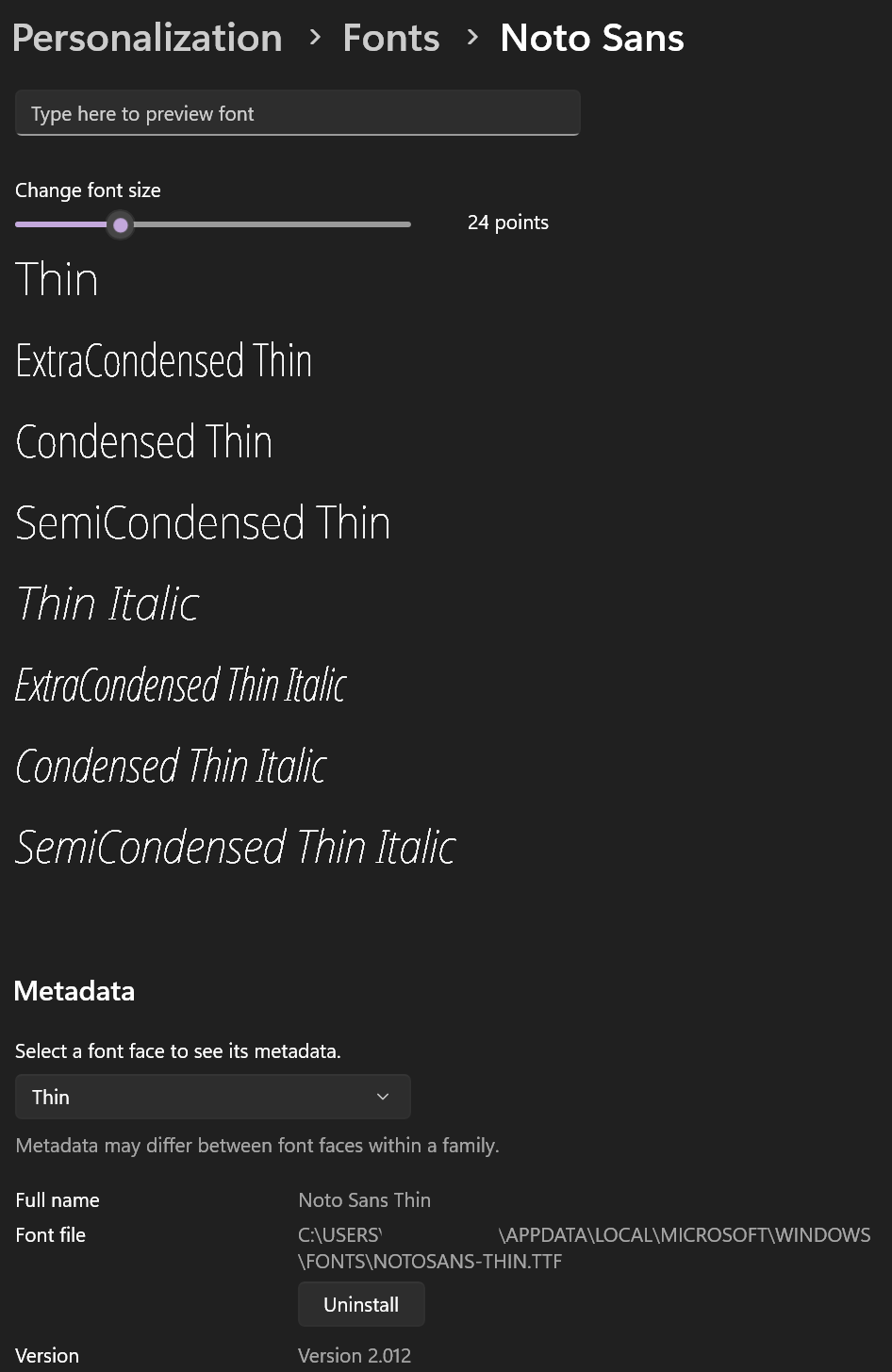 NotoSans-Regular and NotoSerif-Regular (hinted) appear as italics on Windows 10 · Issue #12 ...