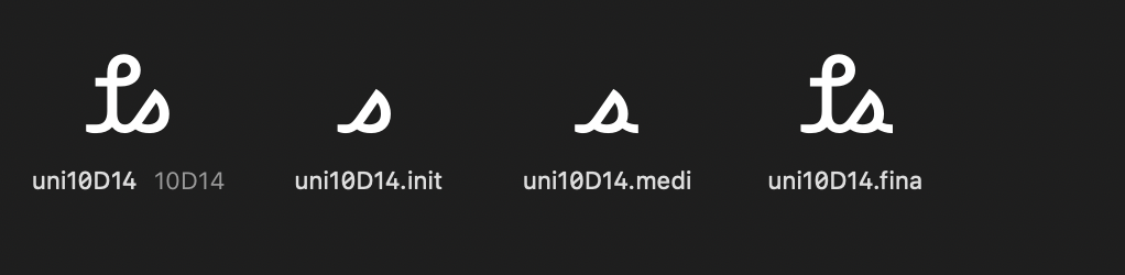 Questionable glyphs for U+10D14 HANIFI ROHINGYA LETTER MA · Issue #1 ...