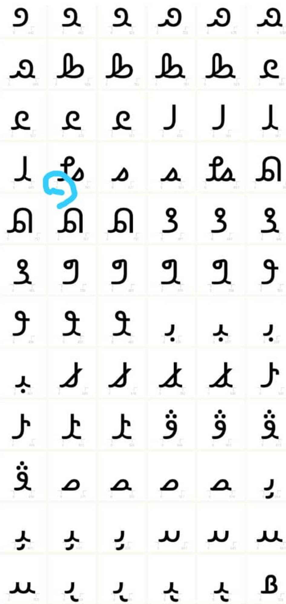Questionable glyphs for U+10D14 HANIFI ROHINGYA LETTER MA · Issue #1 ...