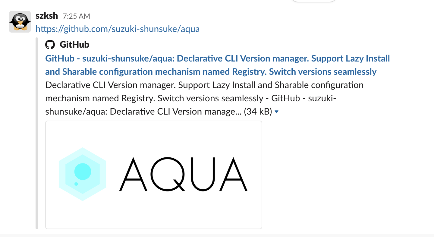 Set the logo to the social preview · Issue #407 · aquaproj/aqua · GitHub