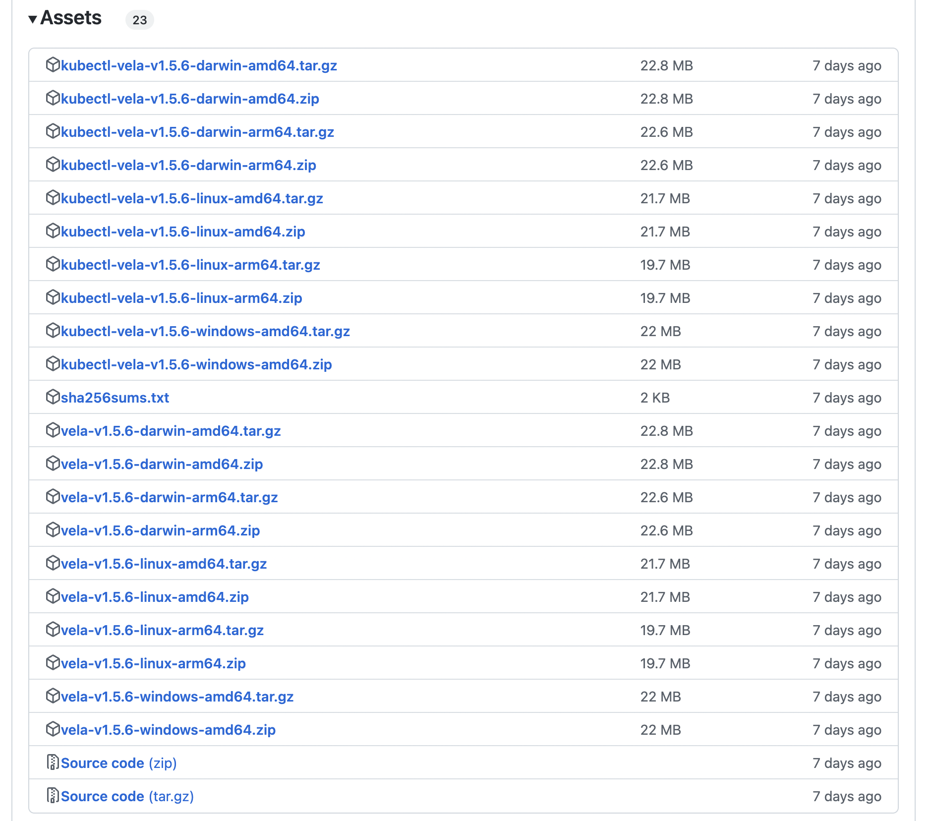 Asset name in sha256sums.txt is wrong · Issue #4822 · kubevela/kubevela · GitHub