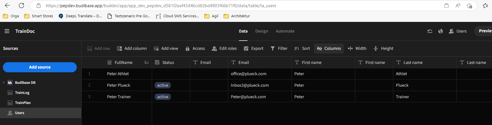 Duplicate protected columns in users table · Issue #10547 · Budibase/budibase · GitHub