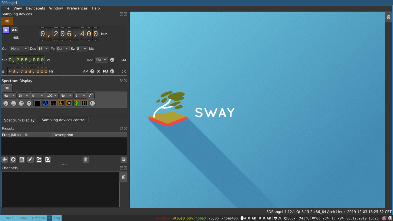 Waterfall is missing when running on Wayland · Issue #423 · f4exb ...
