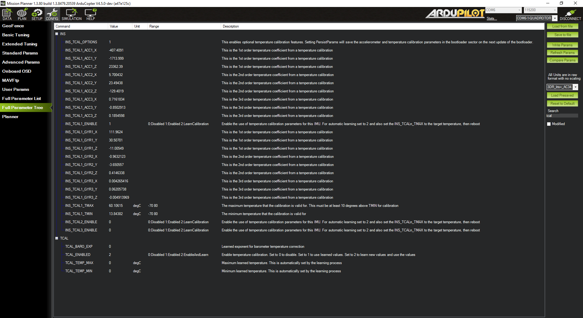 Barometer TCAL not working · Issue #21438 · ArduPilot/ardupilot · GitHub