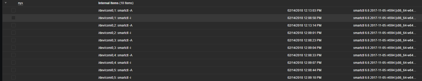 Make items and UserParams compatible with dev names like "/dev/csmi0,0" · Issue #10 · v ...