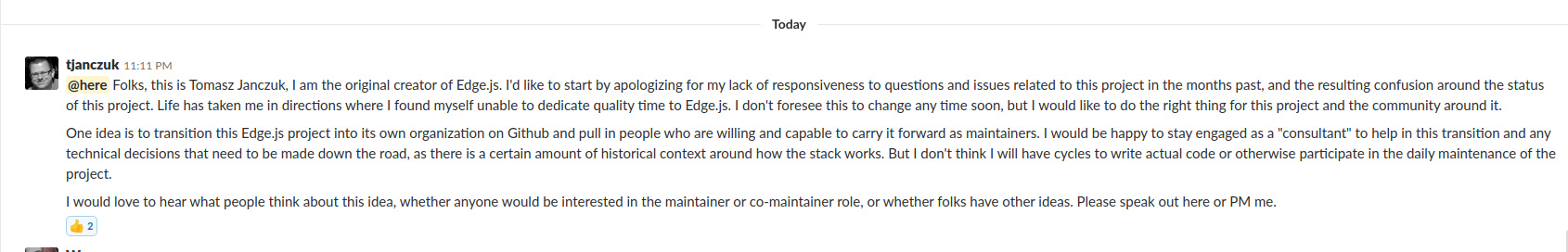 Is Repo Tjanczuk Edge Deprecated · Issue 30 · Agracio Edge Js · Github