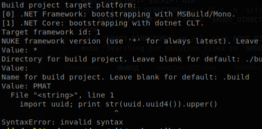 SyntaxError in Python 3.6.5 · Issue #94 · nuke-build/nuke · GitHub