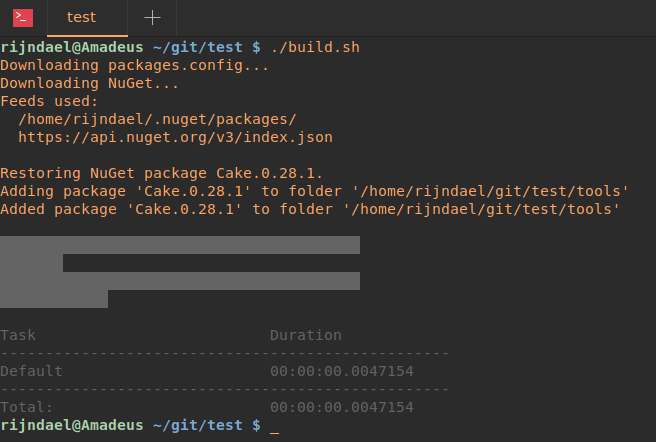 Invalid output at $TERM=xterm-256color · Issue #2205 · cake-build/cake ...