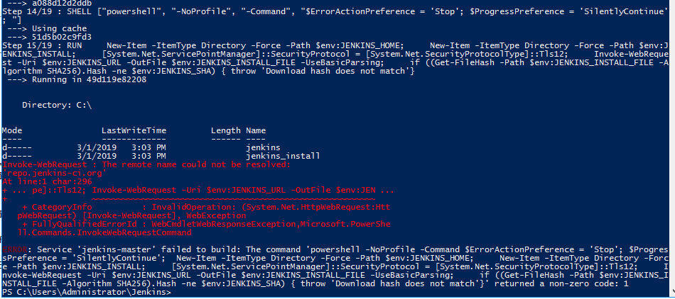 Download jenkins.war failed with error "The remote name could not be resolved". · Issue #3486 ...