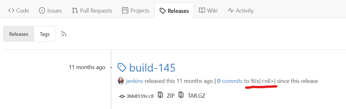 Glitch in Tags view · Issue #24756 · go-gitea/gitea · GitHub
