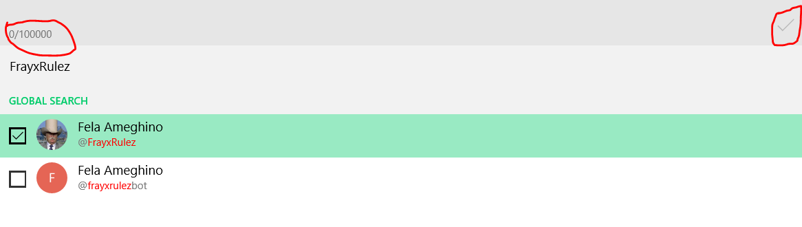 Unable to create a new group · Issue #570 · UnigramDev/Unigram · GitHub