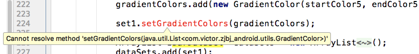 setGradientColors this method can't find!!! · Issue #4228 · PhilJay/MPAndroidChart · GitHub