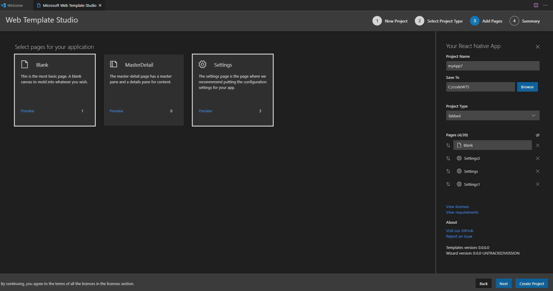 Control in client "wts.multipleInstance" flag: only one Settings Page per application · Issue ...