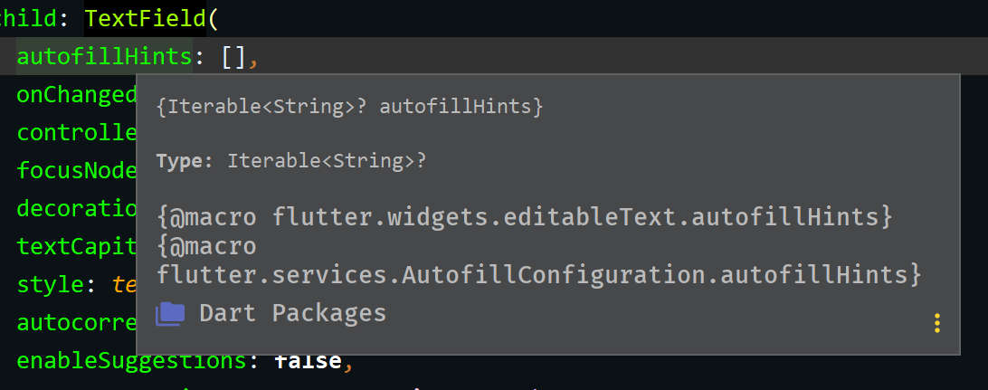 Documentation references are shown instead of the documentation. · Issue #5670 · flutter/flutter ...