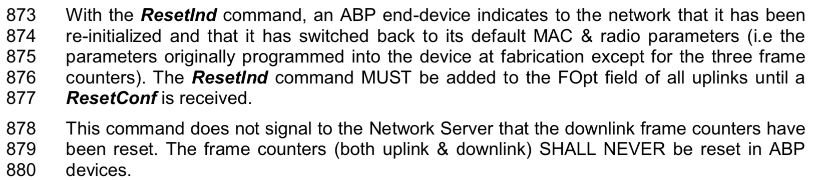 Reset MAC state on ABP session FCnt reset · Issue #505 · TheThingsNetwork/lorawan-stack · GitHub