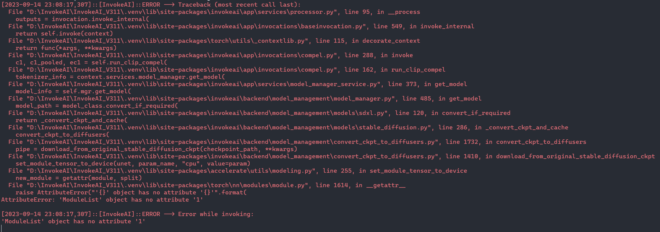 Bug Can Not Generate Image With Sdxl Invoke 311 · Issue 4539 · Invoke Aiinvokeai · Github