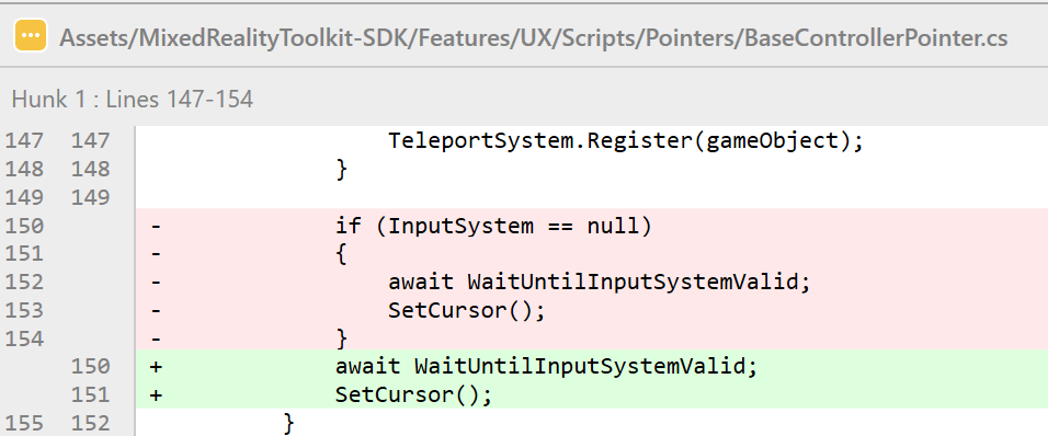 Pointer does not always spawn cursor · Issue #2832 · microsoft/MixedRealityToolkit-Unity · GitHub