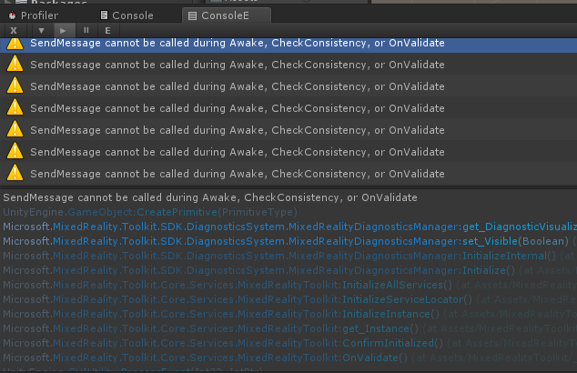 Diagnostics Service Warnings · Issue #3124 · microsoft/MixedRealityToolkit-Unity · GitHub