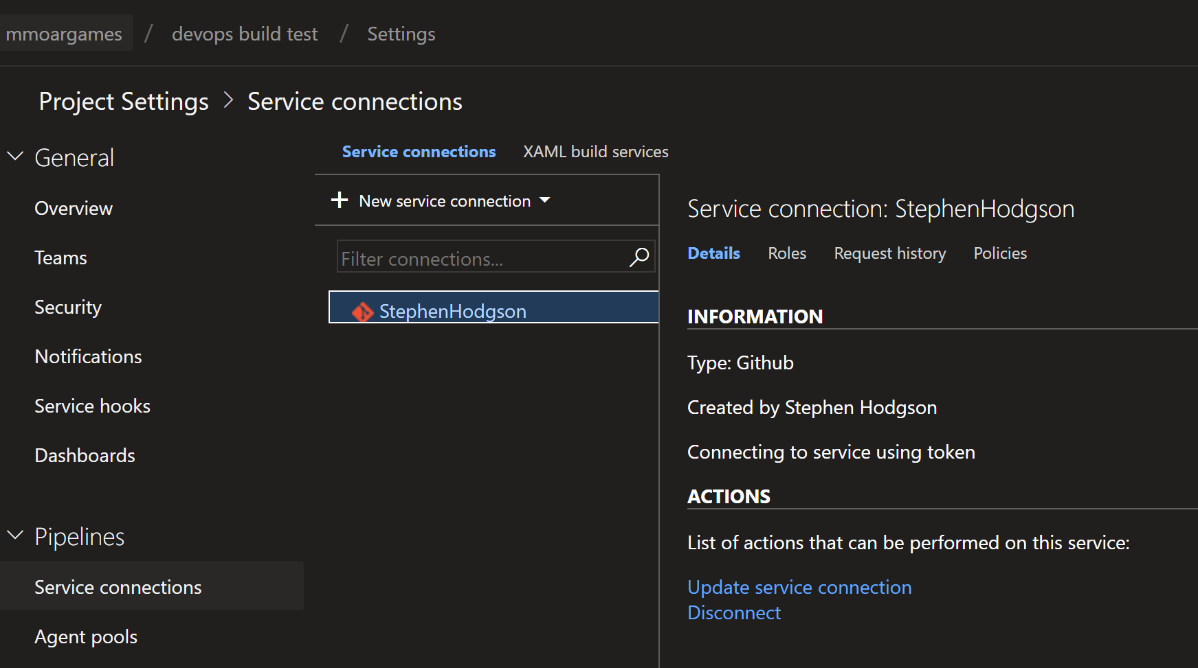 Github Service Connections not showing up in GitHub Release (Preview ...