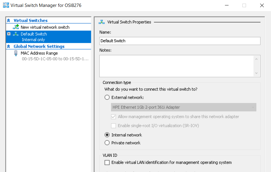 [Hyper-V] Installation of virtual switch failed during deploying Azure IoT edge Linux on Windows ...