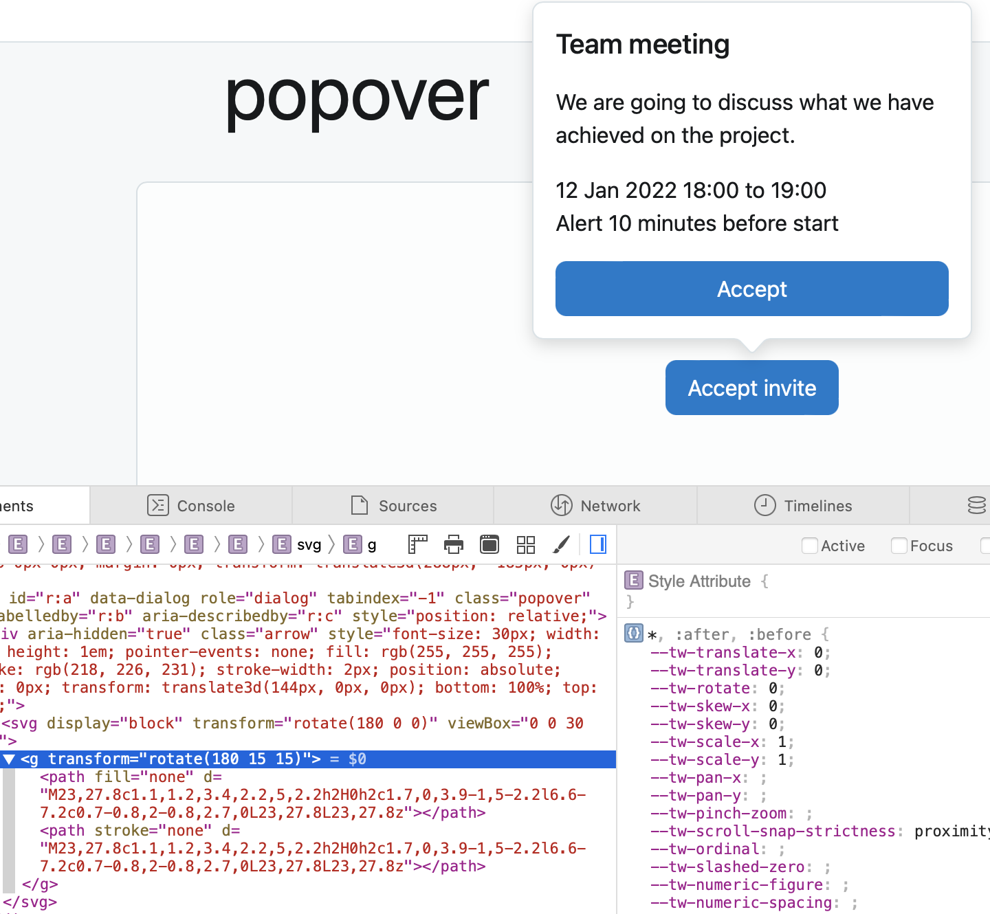 [V2] Popover arrow placement · Issue #1040 · ariakit/ariakit · GitHub