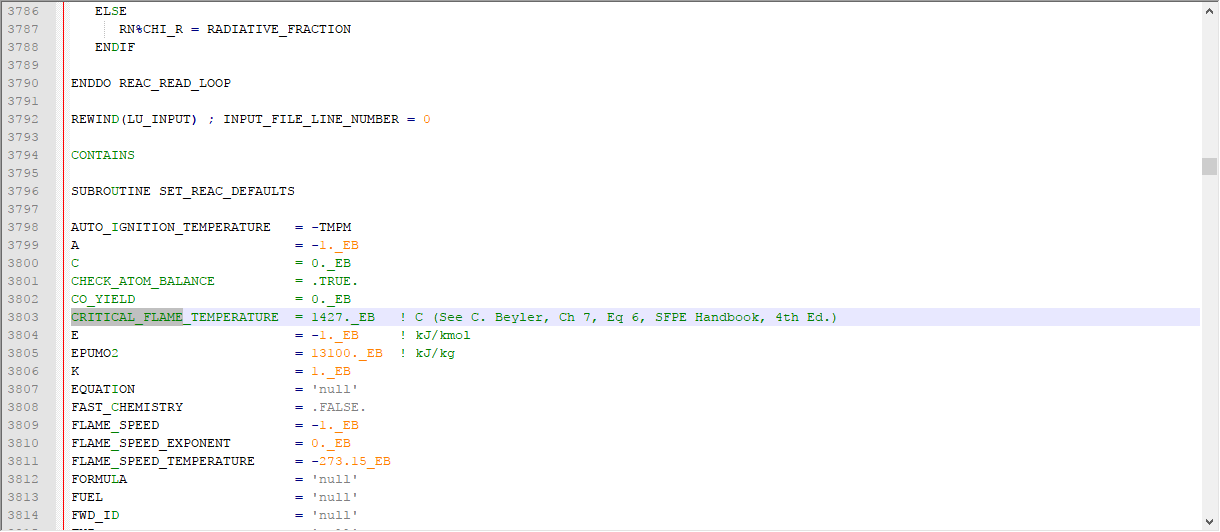 Typo in FDS User Guide - CRITICAL_FLAME_TEMPERATURE · Issue #5751 · firemodels/fds · GitHub