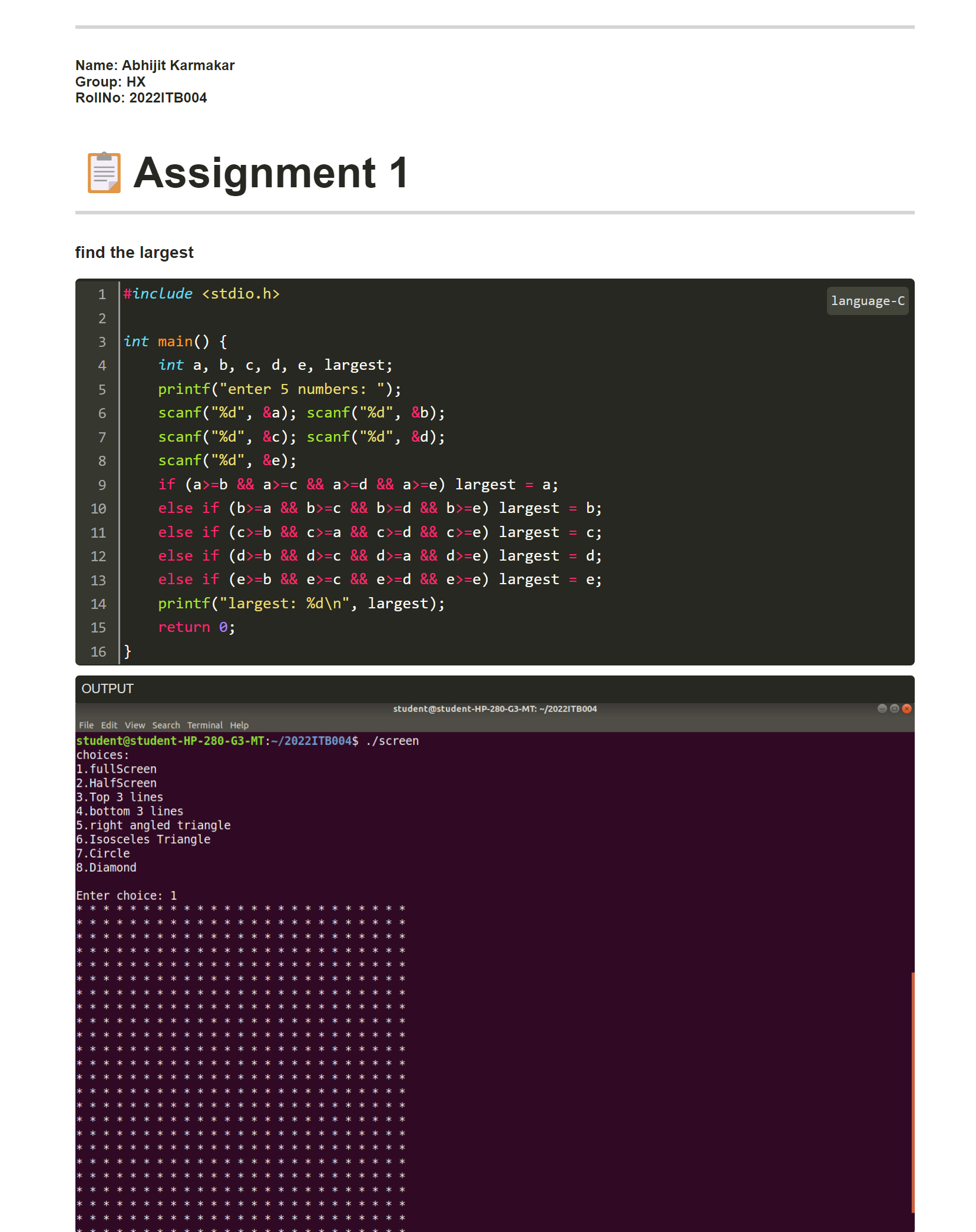 GitHub - Abhijit004/Assignment-Generator: A C program to take filename inputs and generate an ...
