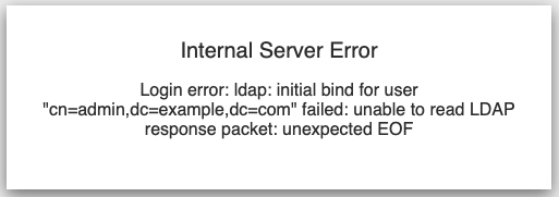 Unable to deploy KF with dex ldap connector using provided instructions ...