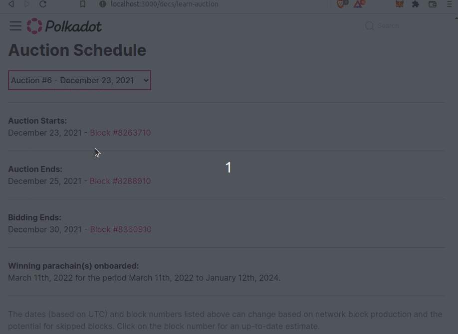 Update auctions pages to calculate estimated auction end times when page loads · Issue #3768 ...