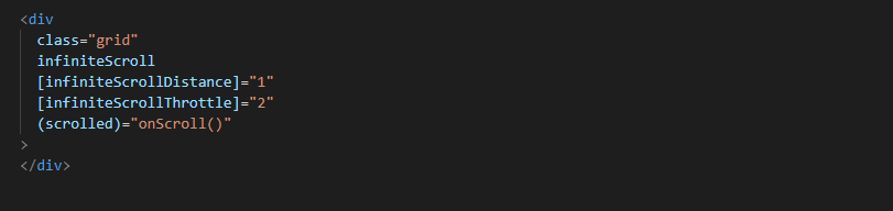 Scroll events not fired with angular 16 · Issue #424 · orizens/ngx-infinite-scroll · GitHub