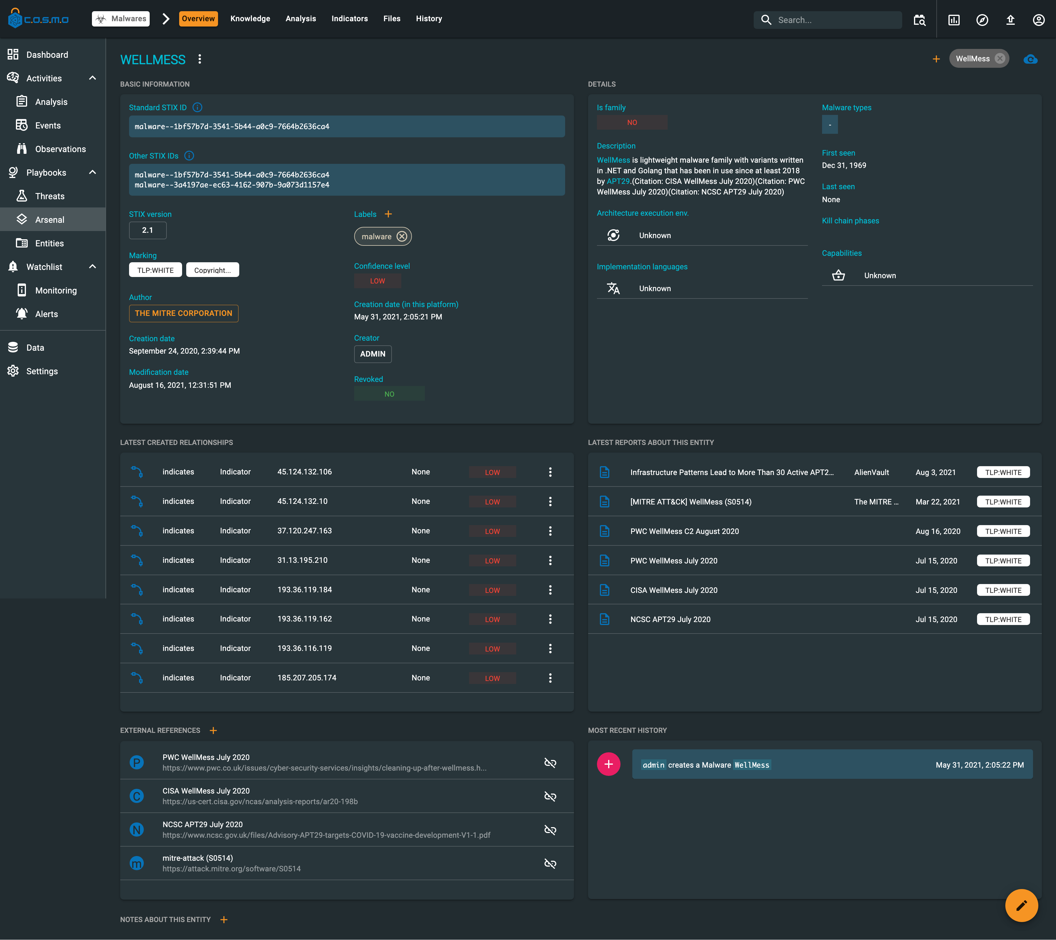 Check why standard_id is in other STIX IDs and create a migration · Issue #1524 · OpenCTI ...