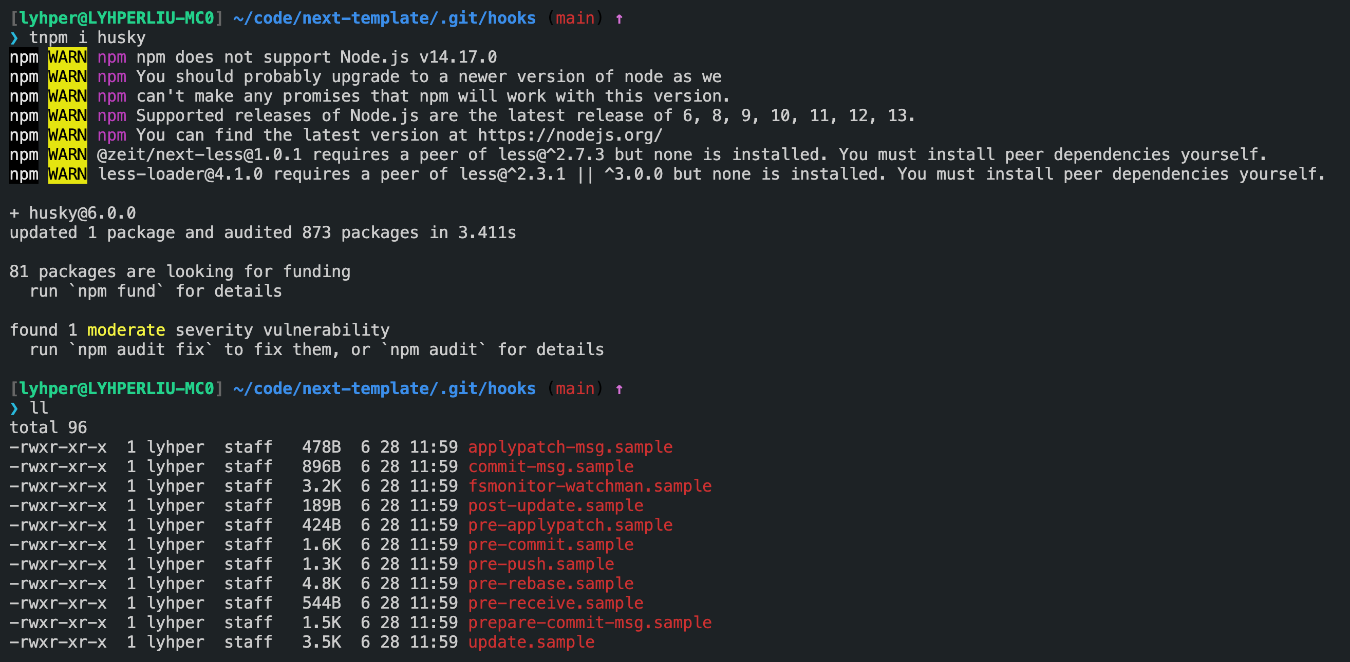 Husky V600 Cannot Create Pre Commit Hook In Git Directory · Issue 996 · Typicodehusky · Github
