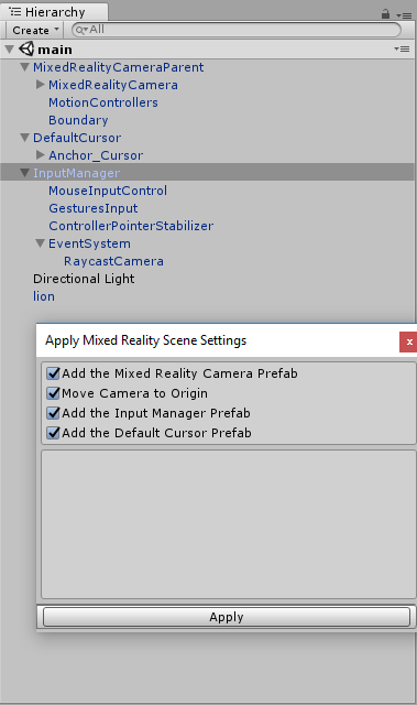 Null Refernence Errors When Running A Scene · Issue 1346 · Microsoftmixedrealitytoolkit Unity