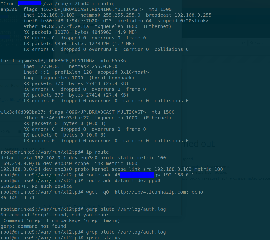 ubuntu17.04做为客户端无法通过ipsec协议链接vpn · Issue #185 · hwdsl2/setup-ipsec-vpn · GitHub