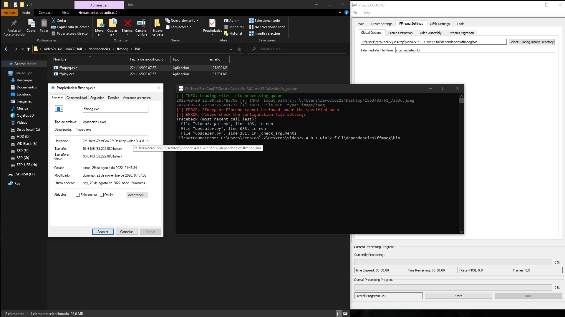 Error Ffmpeg Or Ffprobe Cannot Be Found Under The Specified Path😕 · Issue 697 · K4yt3x