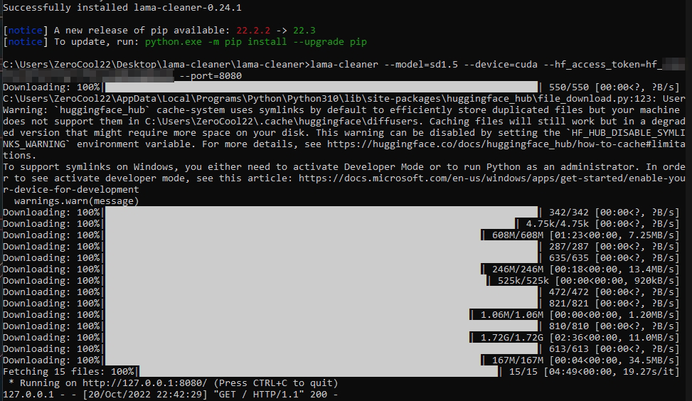 lama-cleaner: error: argument --model: invalid choice: 'sd1.5' · Issue #90 · Sanster/IOPaint ...