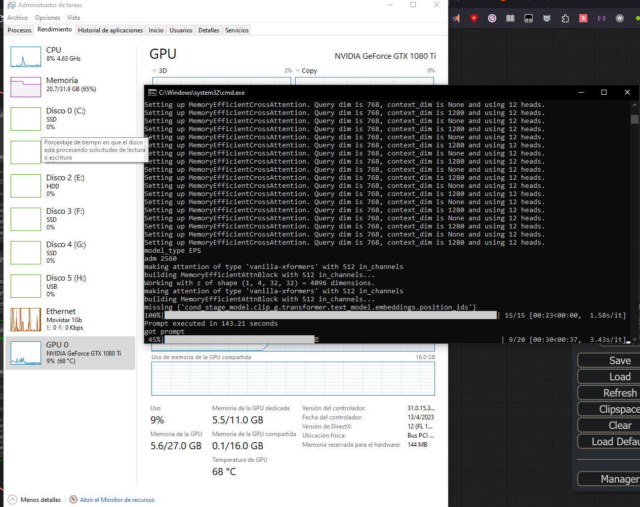 ComfyUI only using 50% of my VRAM? · comfyanonymous ComfyUI · Discussion #1043 · GitHub