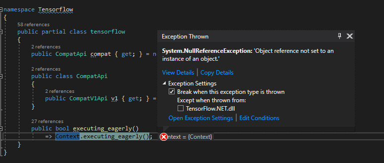 Tensorflow.NumPy not thread safe · Issue #846 · SciSharp/TensorFlow.NET · GitHub