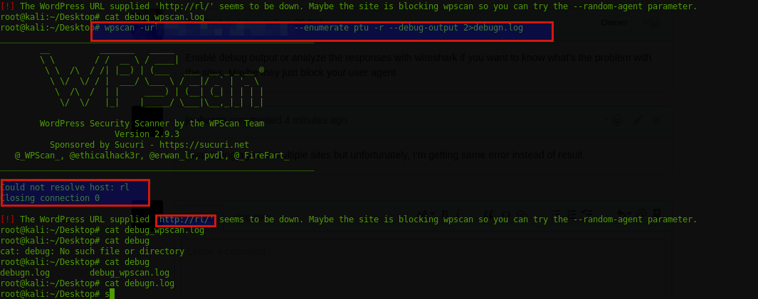 Error: After upgrading the wpscan database (issue on confirmed on two machine) · Issue #1170 ...