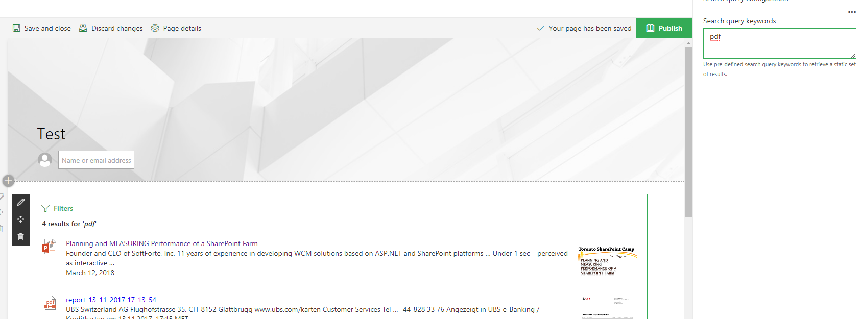 react-search-refiners cannot be editable after searching anything and click on edit page · Issue ...