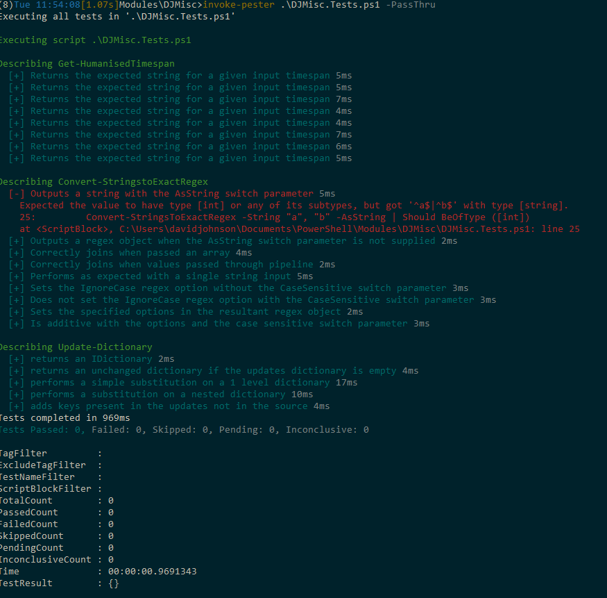Test summary output displays all zeros · Issue #1336 · pester/Pester ... Test summary output displays all zeros · Issue #1336 · pester/Pester ...