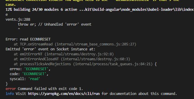 [Bug] Emitted 'error' event on Socket read ECONNRESET · Issue #8366 · thingsboard/thingsboard ...