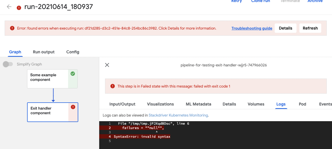 [sdk] dsl.ExitHandler error: bad replacement for`{{workflow.failures}}` placeholder results in ...